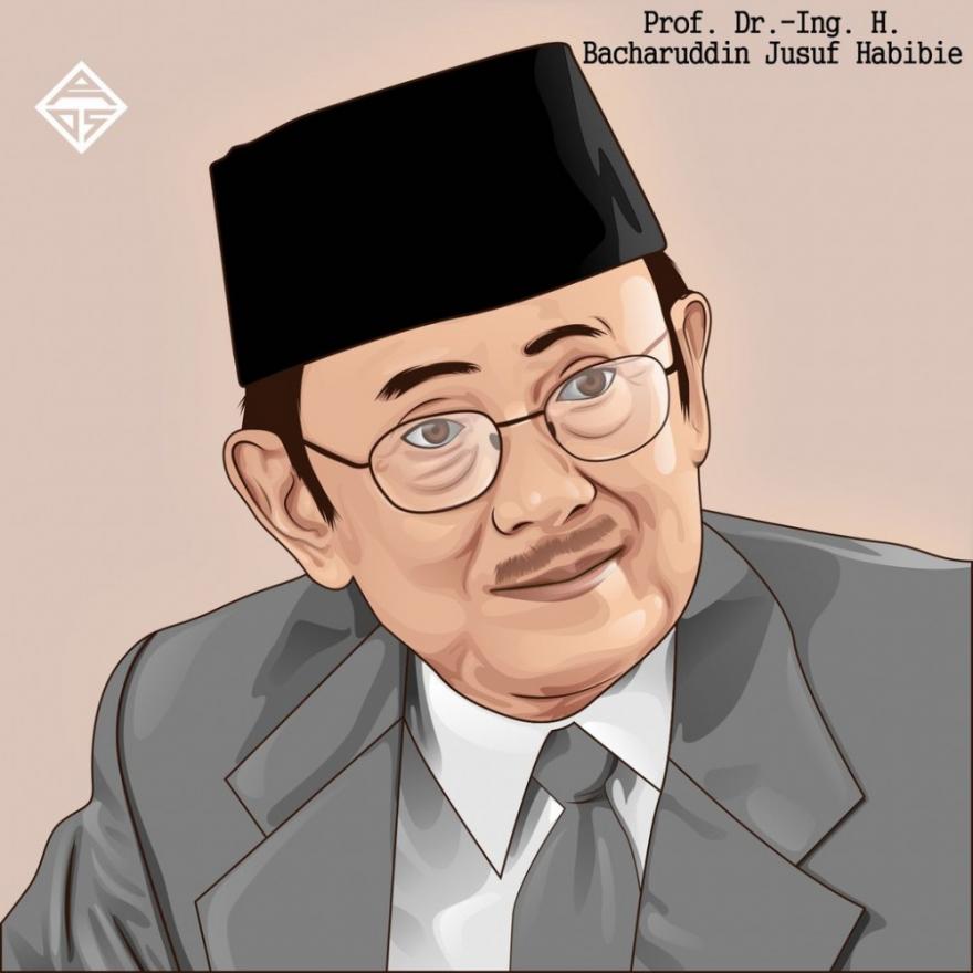 PRESIDEN INDONESIA YANG KE -3 BAPAK BACHARUDDIN JUSUF HABIBIE (BJ ...
